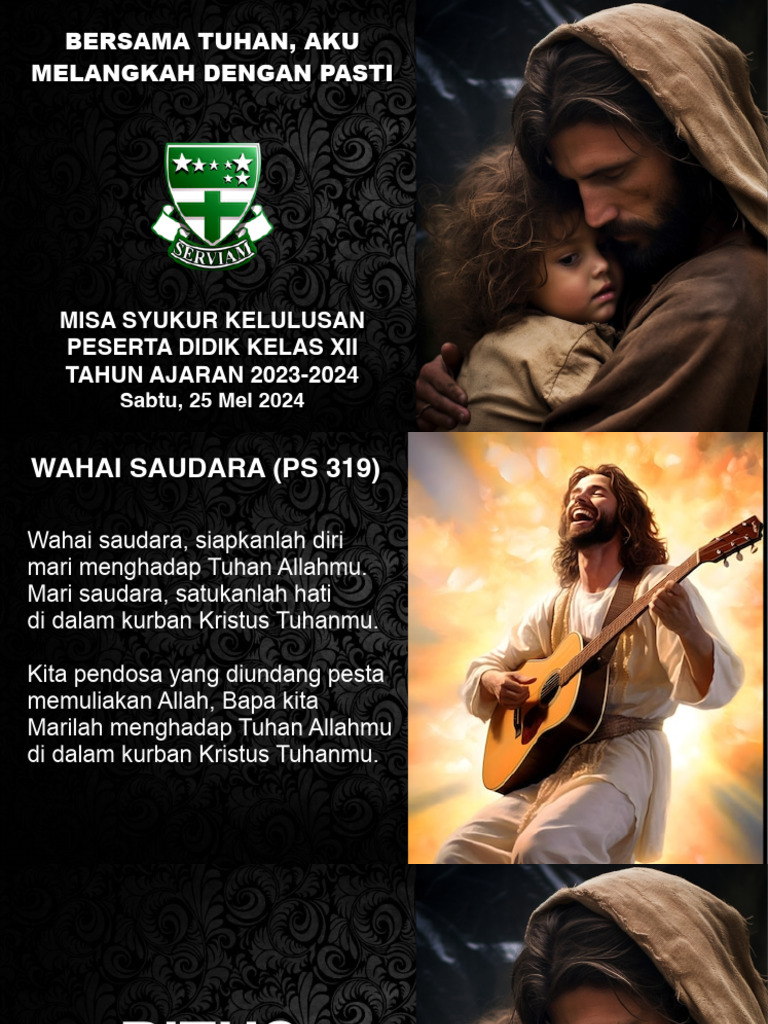 Teks Misa Syukur Kelulusan Siswa XII | PDF