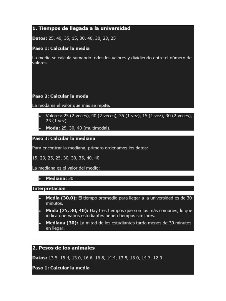 Análisis estadístico de datos diversos | PDF | Aritmética | Matemáticas