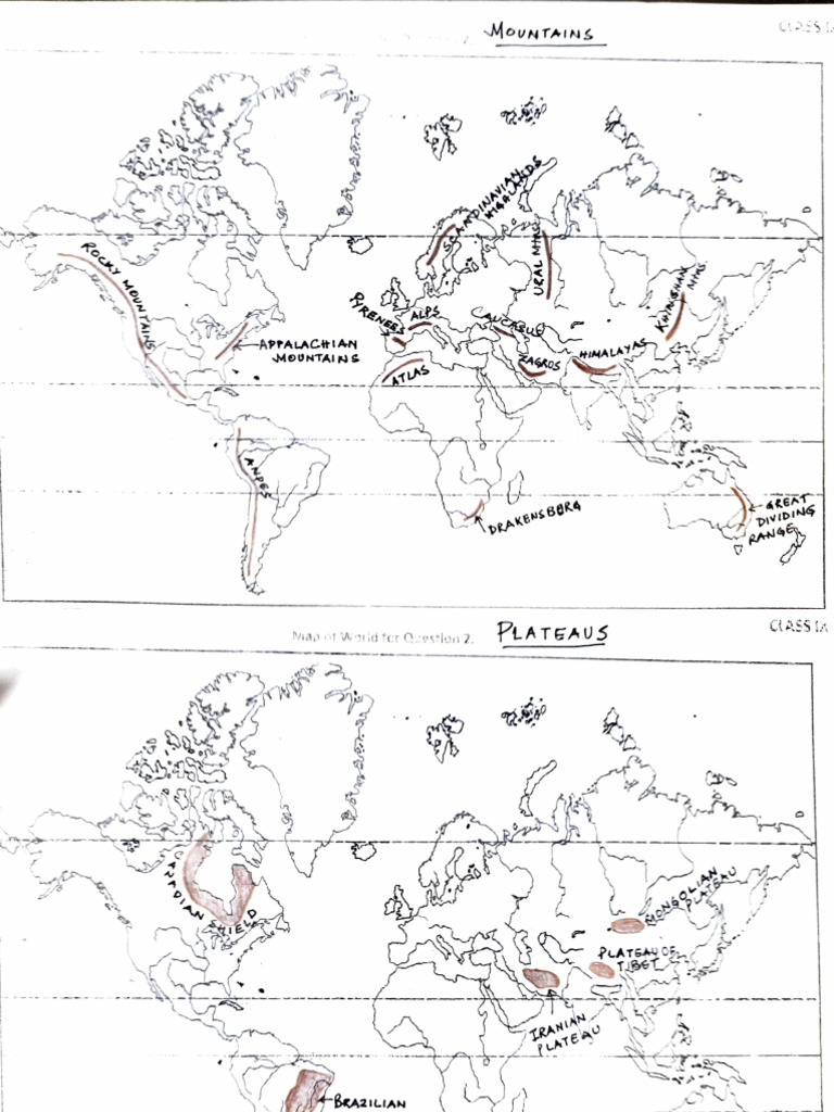 Class 9 Map First Term 2024 | PDF