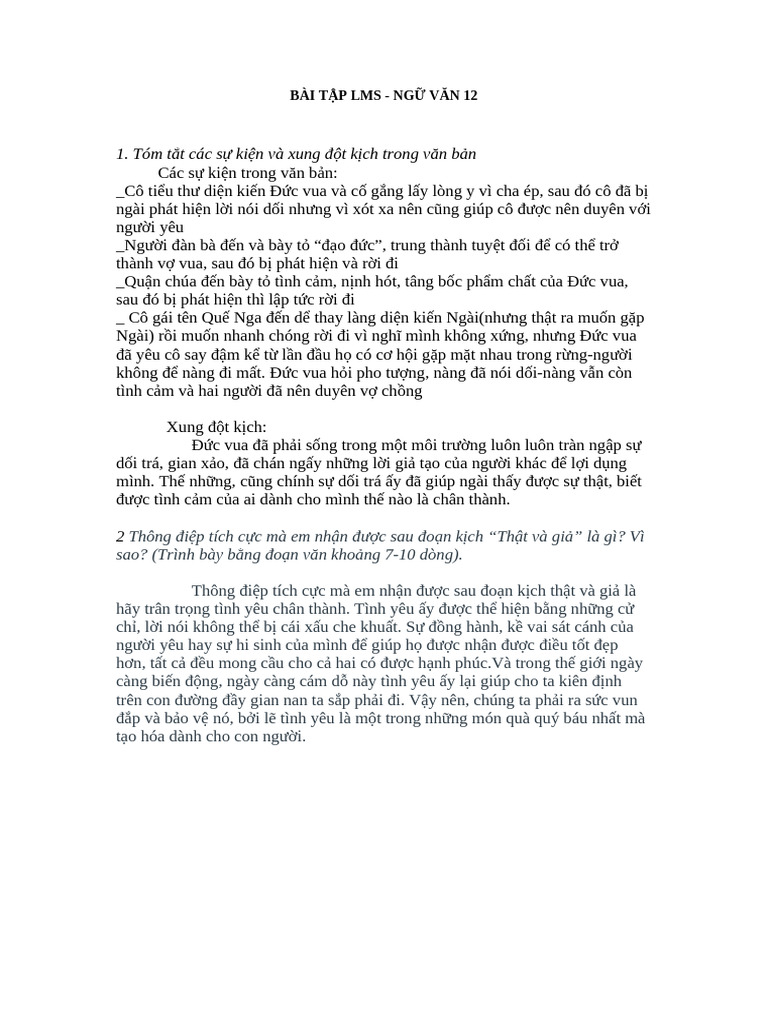 BÀI TẬP LMS-HUYTHANG | PDF