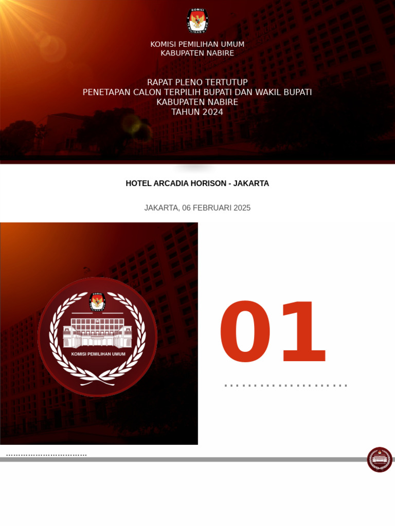 Template KPU Untuk Materi Presentasi | PDF