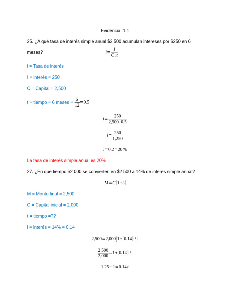 Evidencia Mate Fin | PDF | Economias