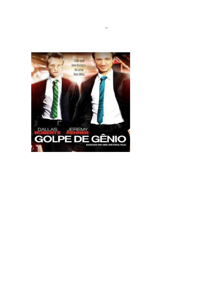 AC - FILME O Golpe de Gênio | PDF