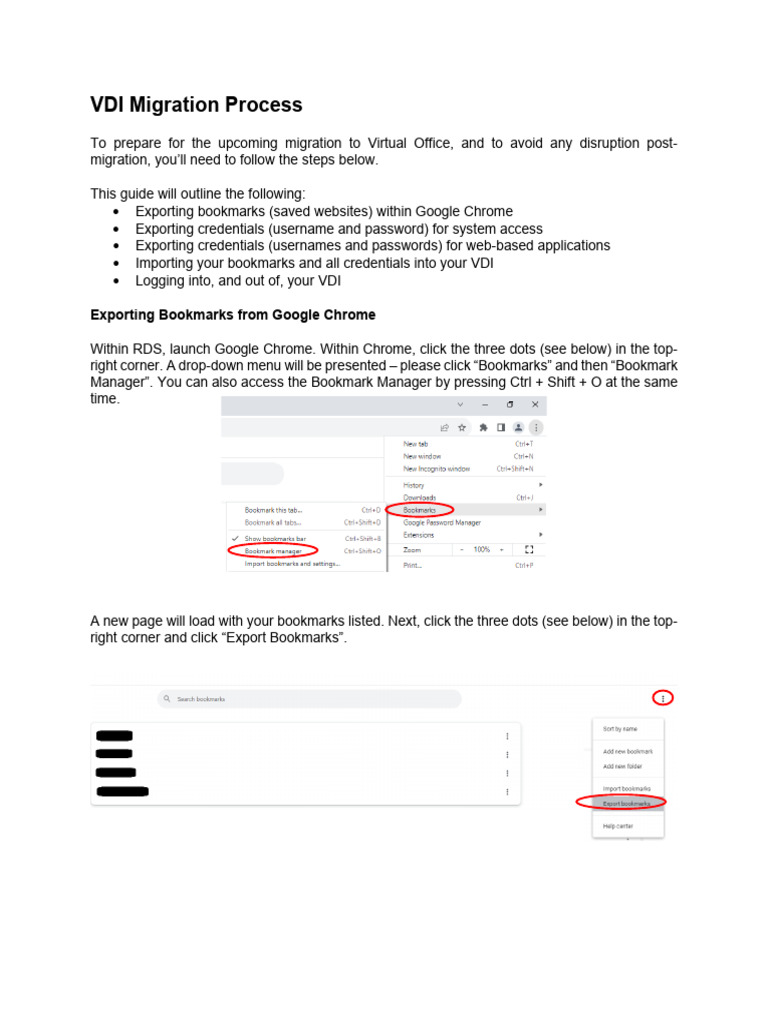 VDI Migration Process - User Guide | PDF | Desktop Virtualization ...