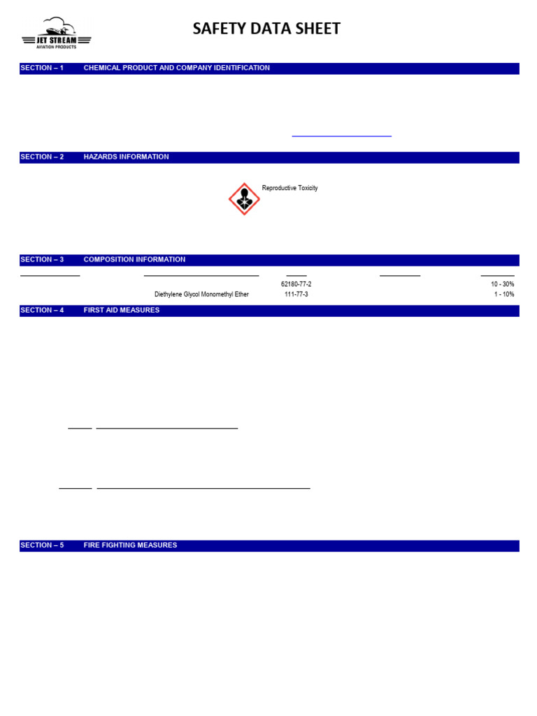 PBS Boot Sealant Safety Data Sheet | PDF | Personal Protective Equipment | Toxicity