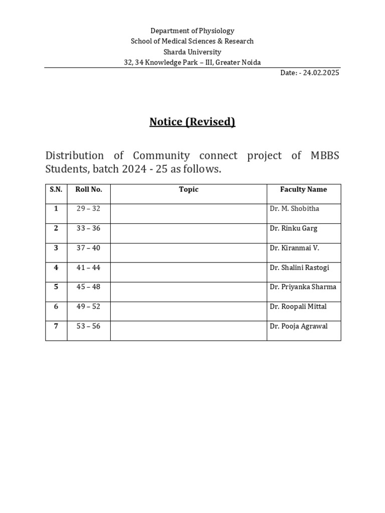 Community Connect Project Distribution | PDF