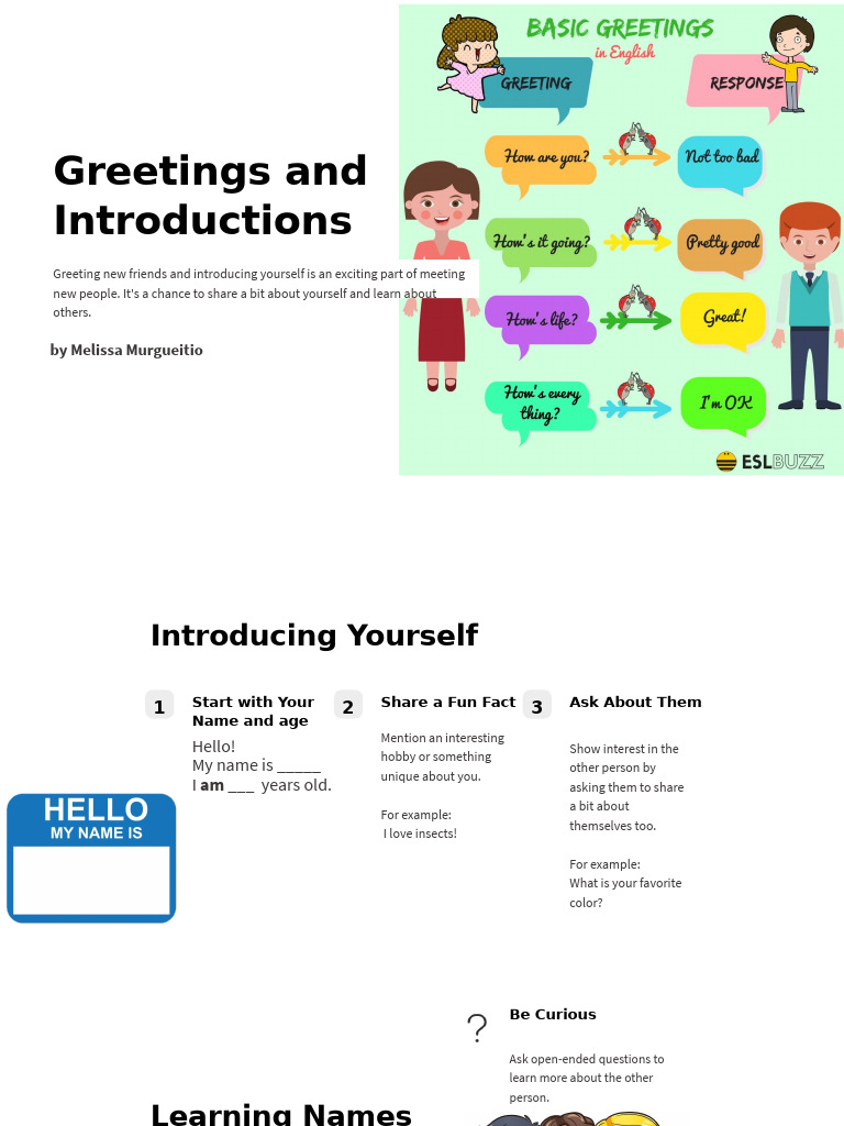 5.6.24 Introducing Yourself | PDF
