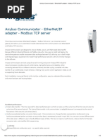 EcoStruxure Panel Server PAS600L Data Sheet | PDF | Computer Network ...