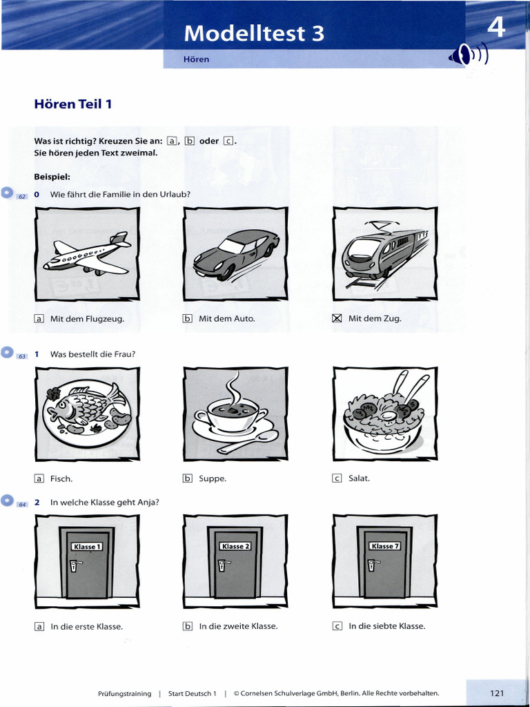 Pdfcoffee Com Pruefungstraining Start Deutsch A1 | PDF