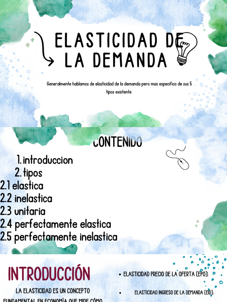 Demanda Perfectamente Inelástica y Elastica | PDF | Oferta y demanda ...