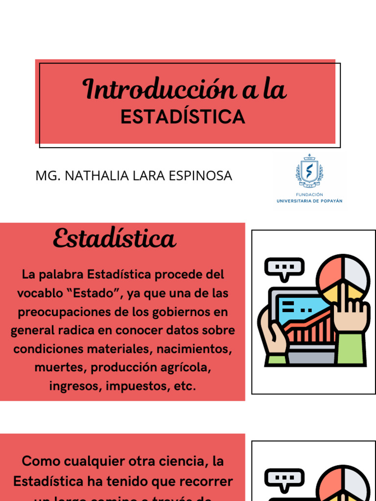 Introducción a la Estadística y Tipos | PDF | Estadísticas | Datos
