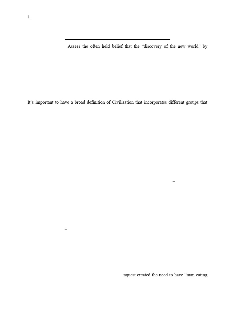 Caribbean Civilisation Foun1101 Tutorial Question 2 | PDF ...