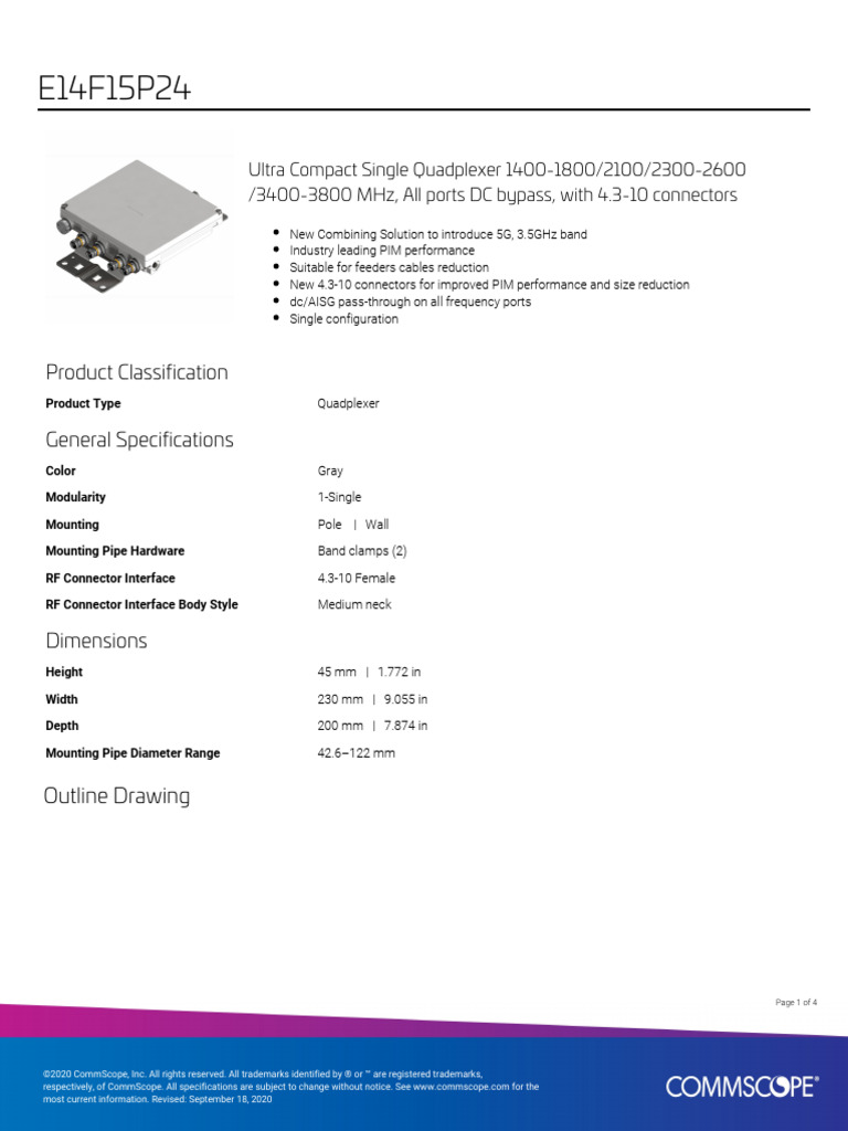 Ultra Compact Quadplexer for 5G | PDF | Decibel | Information And ...