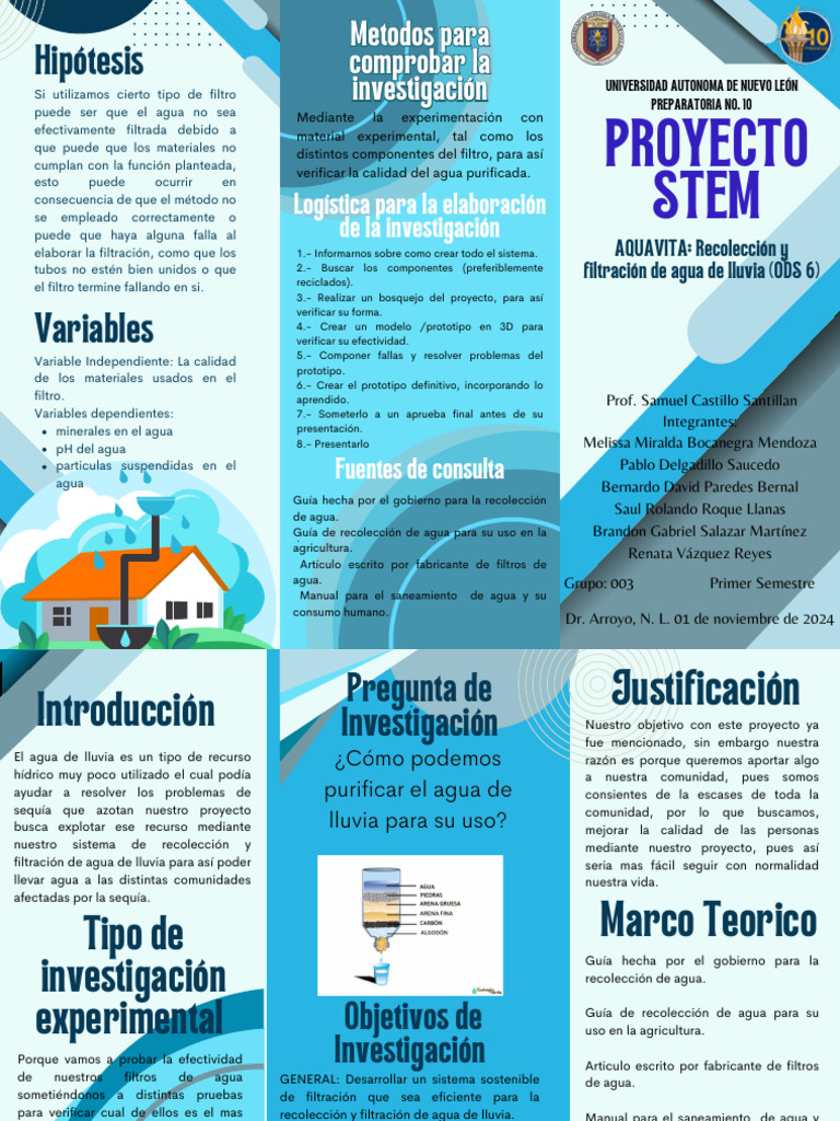 Proyecto Stem | PDF | Agua | Ingeniería Ambiental