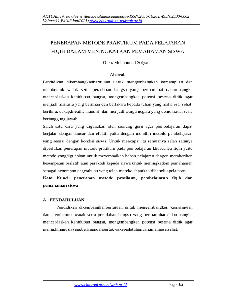 Contoh Modul Praktikum | PDF