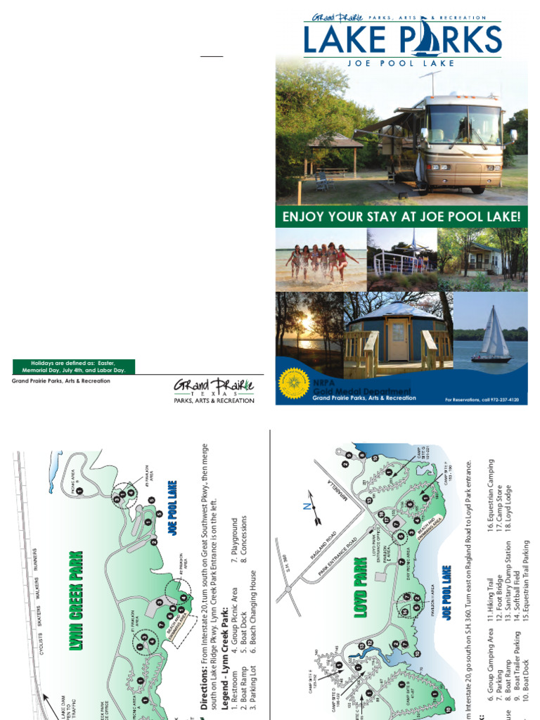 LakeParks MapHandout06-2021 | PDF | Campsite | Camping