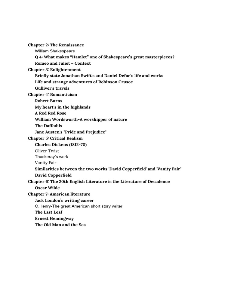 Shakespeare's Humanism in Hamlet | PDF | Pride And Prejudice | Jonathan ...