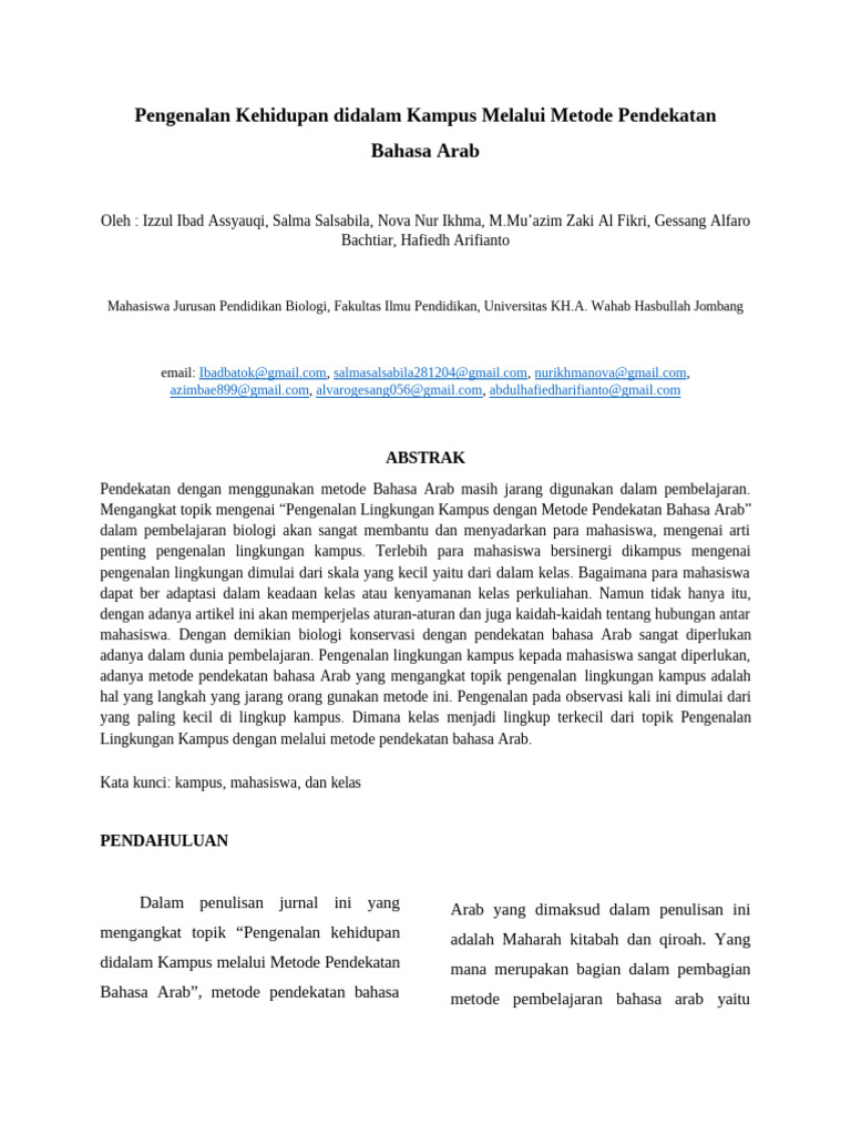 Mini Riset - Pengenalan Kampus-1 | PDF