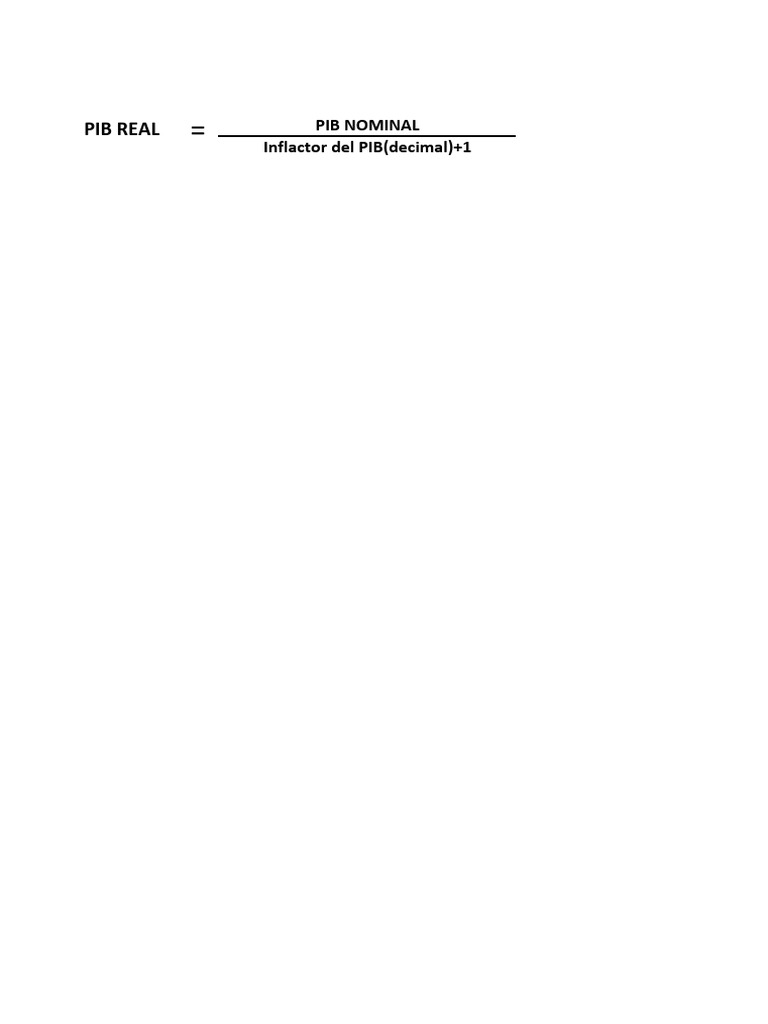 Pib Real | PDF
