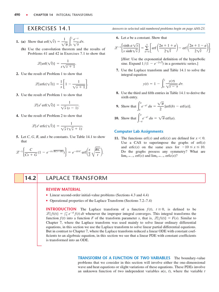DIFFERENTIAL EQUATIONS with Boundary-Value Problemsa Zill Cullen-511-519 | PDF | Partial ...