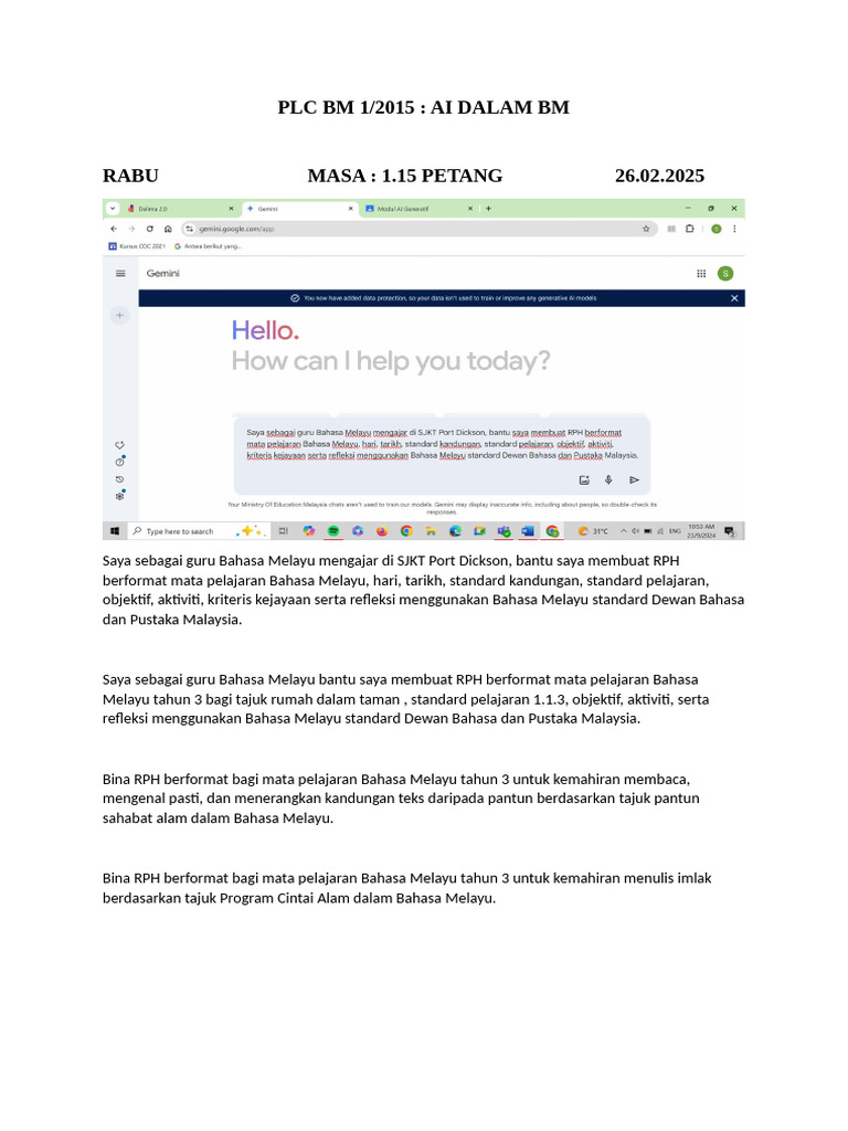 BAHAN AI DLM BM (5) | PDF