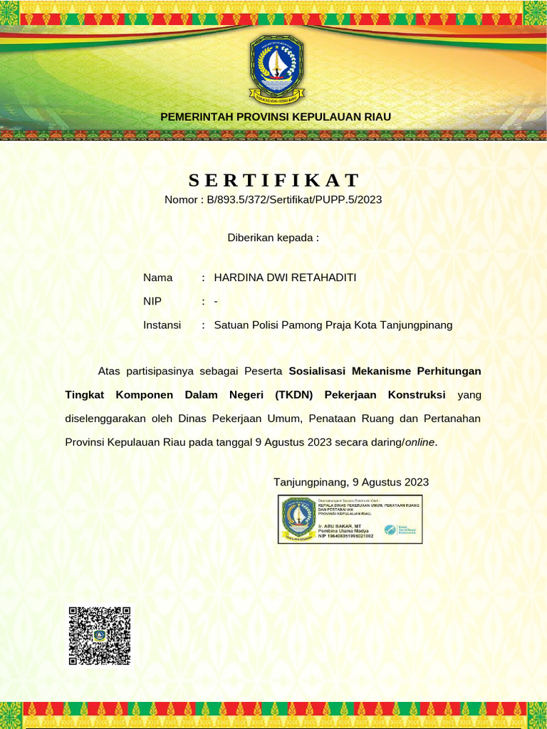 Hardina Dwi Retahaditi | PDF