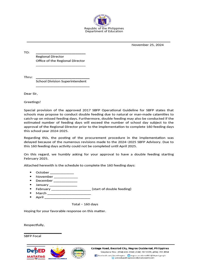 Double Feeding Letter | PDF