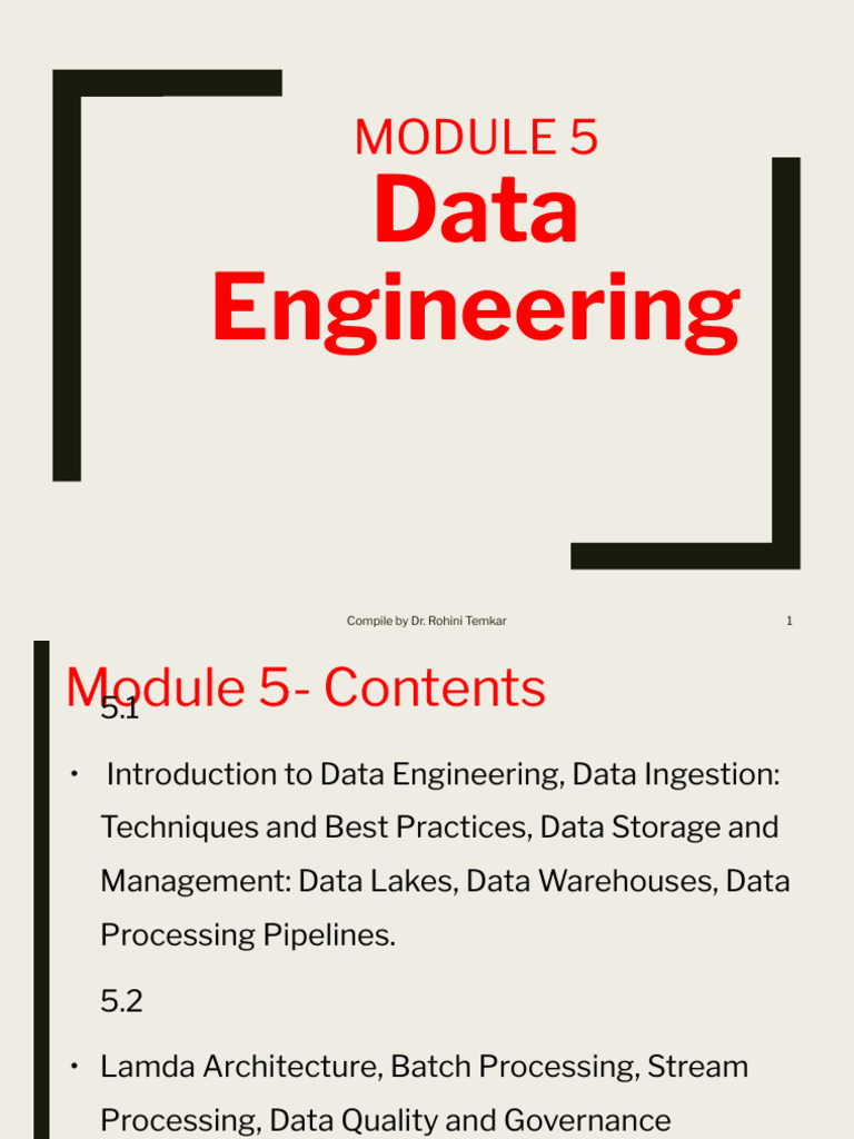 CH 05 Data Engineering | PDF | Information Retrieval | Computer Data