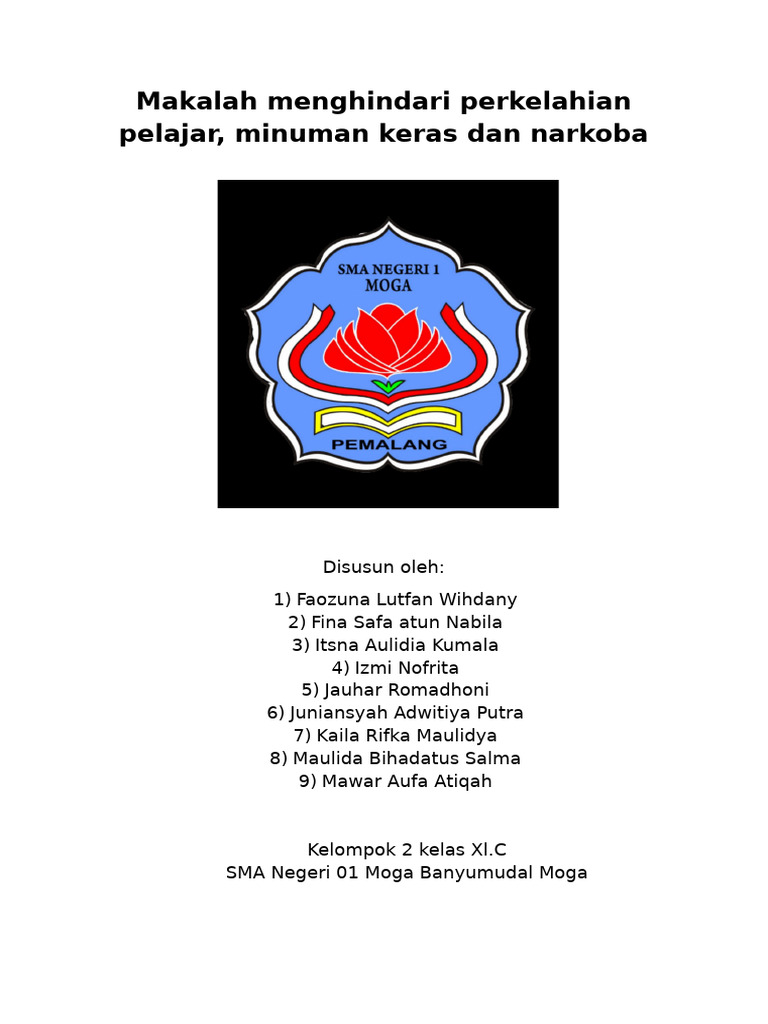 Cegah Perkelahian dan Narkoba Remaja | PDF