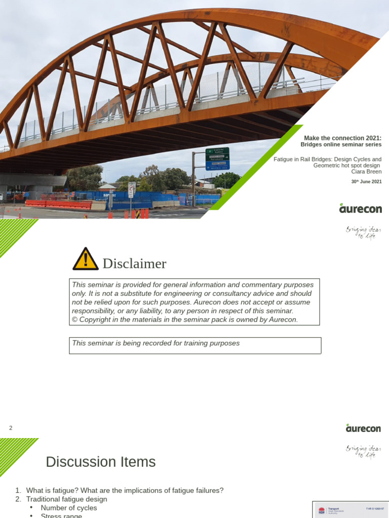 Fatigue in Rail Bridges - Design cycles and geometric hot spot design ...