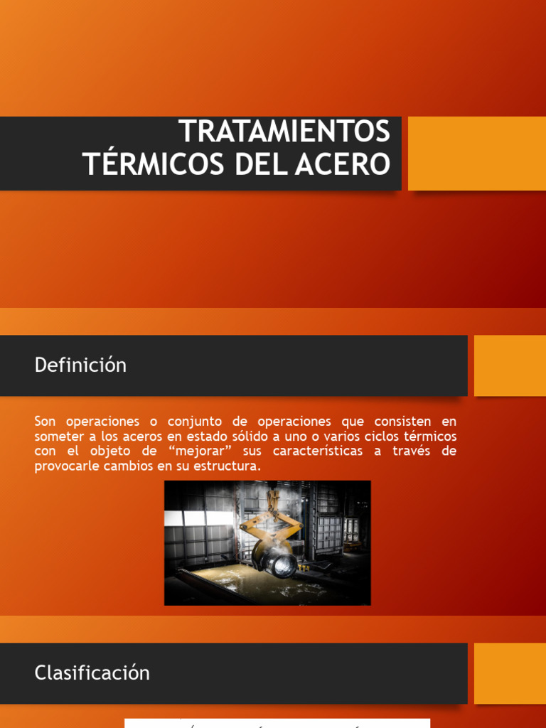 Tratamientos Térmicos Del Acero | PDF | Tratamiento a base de calor | Metalurgia