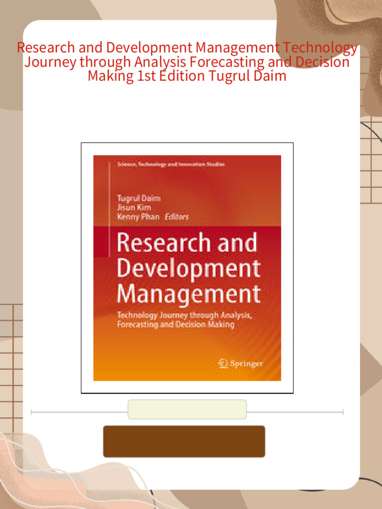 Research and Development Management Technology Journey through Analysis ...