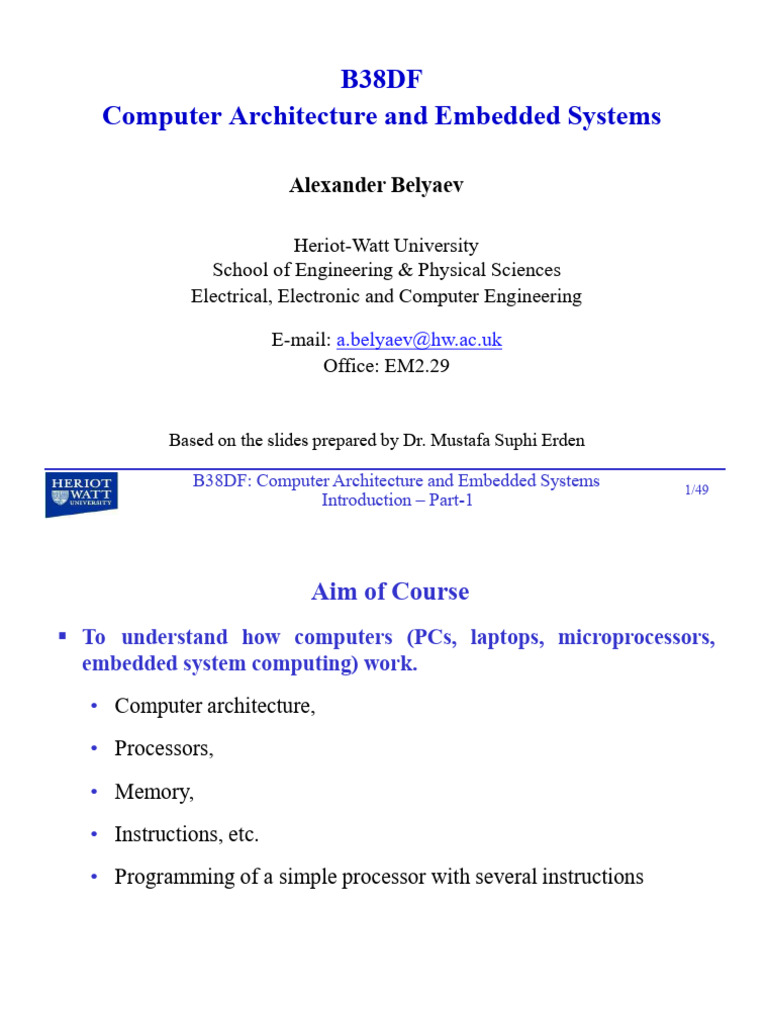 B38DF LS1 Introduction | PDF | Central Processing Unit | Computer Hardware
