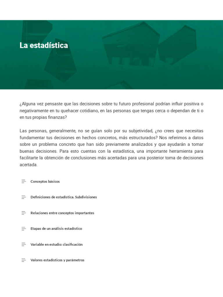 La Estadística Salida | PDF | Muestreo (Estadísticas) | Estadísticas