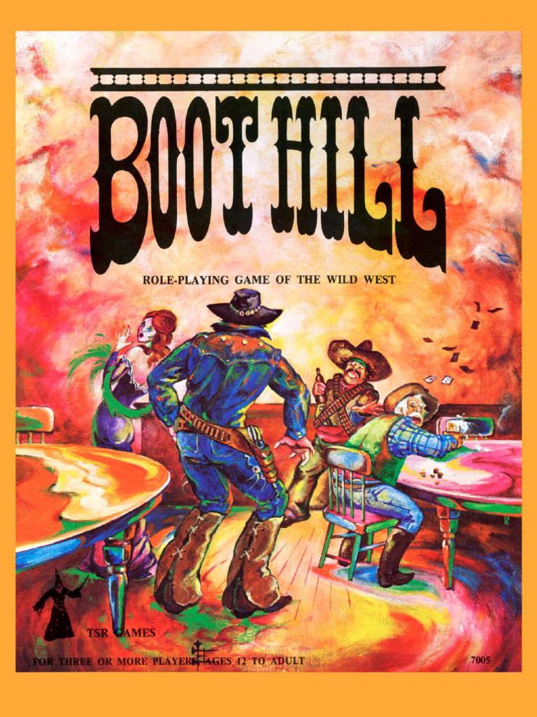 Boot Hill RPG: Wild West Adventures | PDF | Dungeons & Dragons | Tsr, Inc.