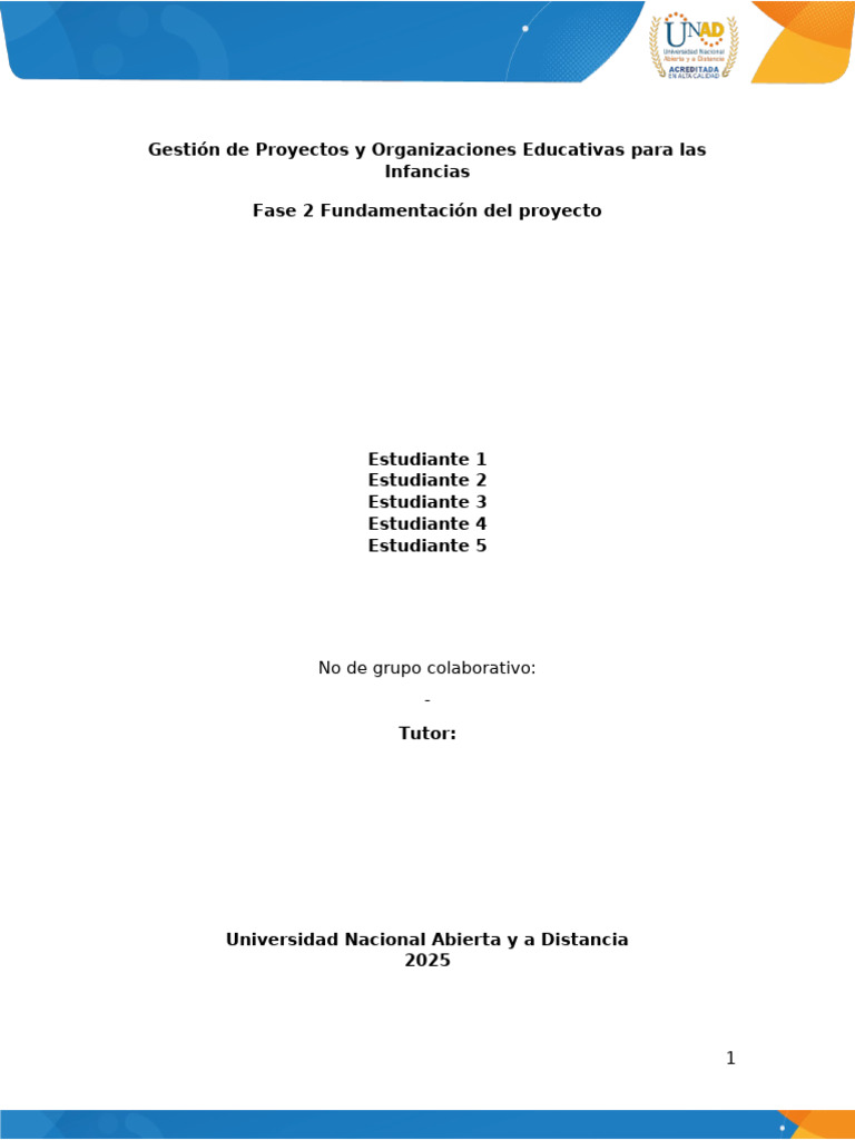 Anexo 2 - Fase 2 - Fundamentación Del Proyecto | PDF