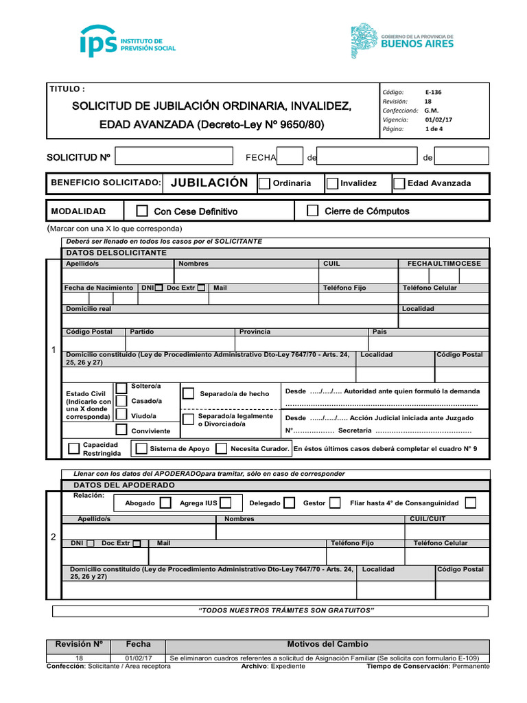 Form_E-136_R18_SolJubilacion | PDF