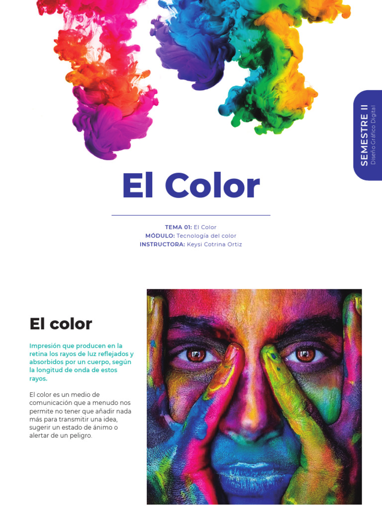 Tecnolog de Color Clase | PDF | Color | Espectro electromagnético