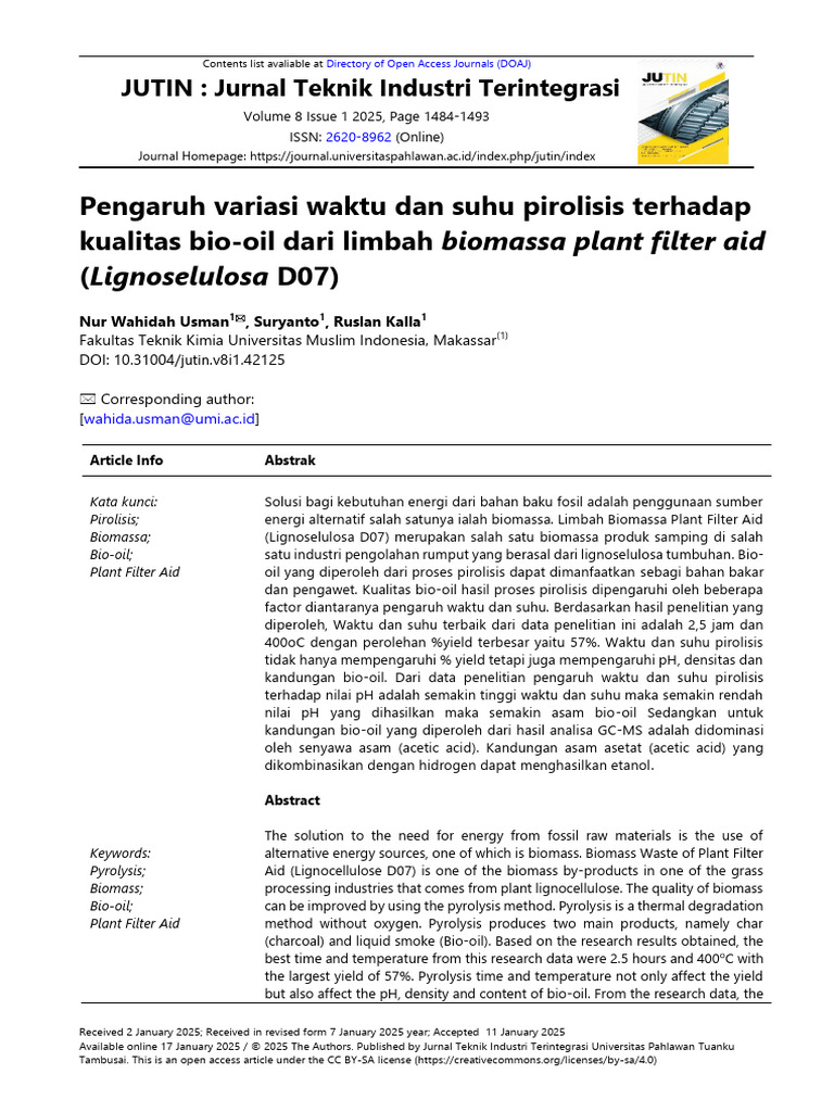 Paper Nurul+Wahidah 2025 JUTIN | PDF