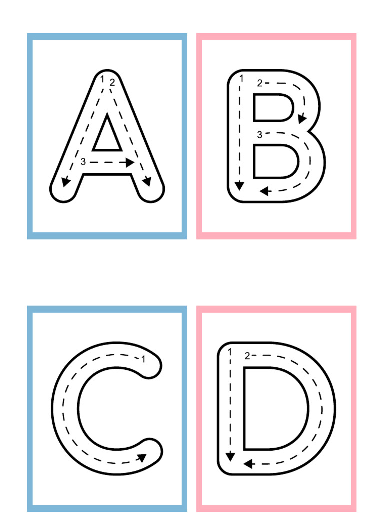 Letras Del ABC Repasar | PDF