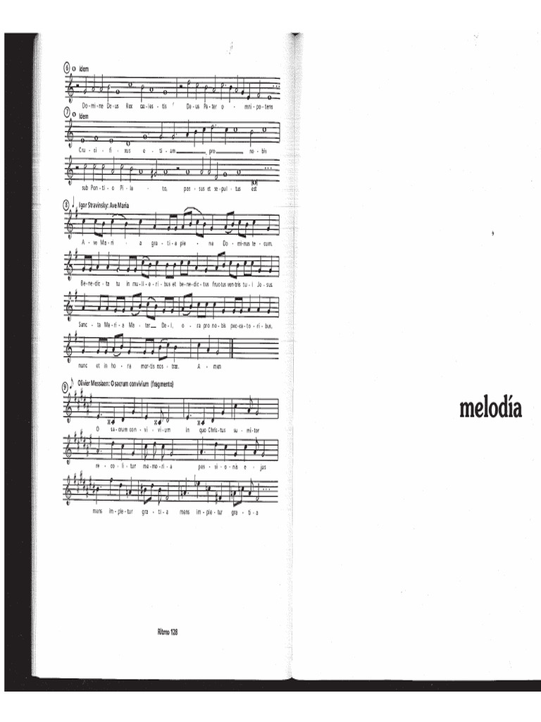 Melodía | PDF