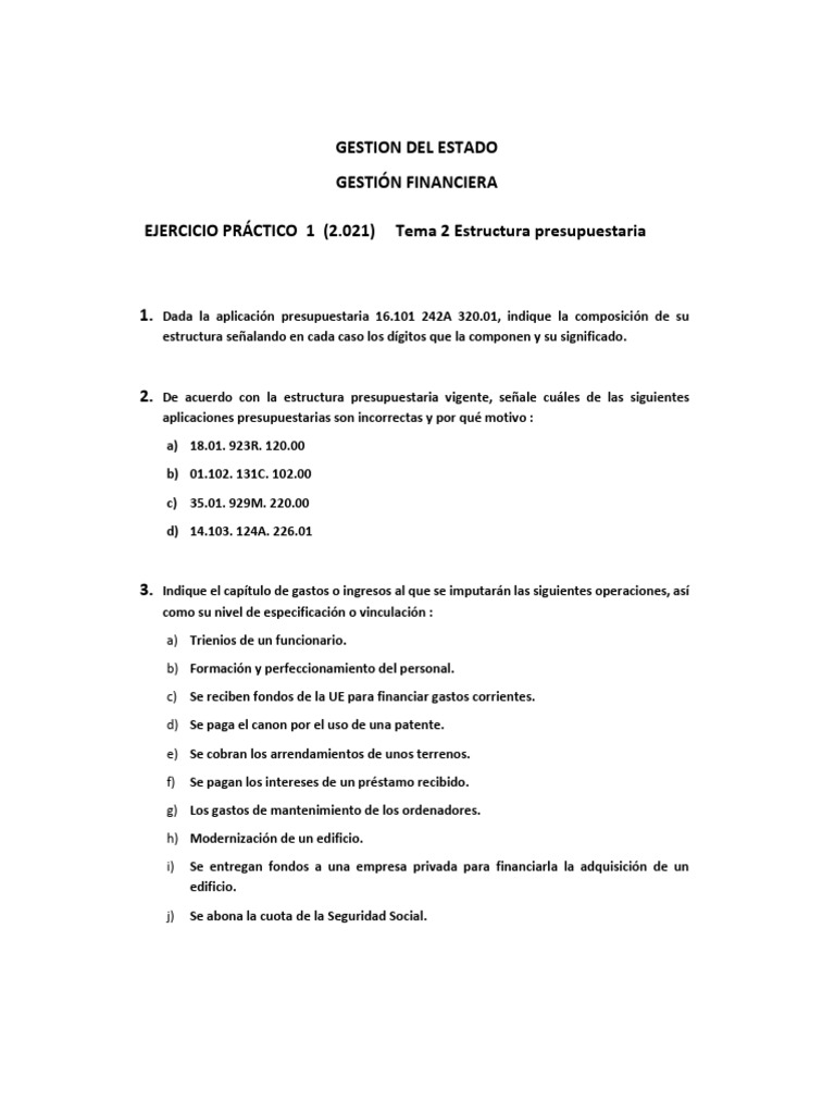Ejercicio Practico 1 2021 | PDF