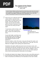The Legend of the Dipper Summary | PDF