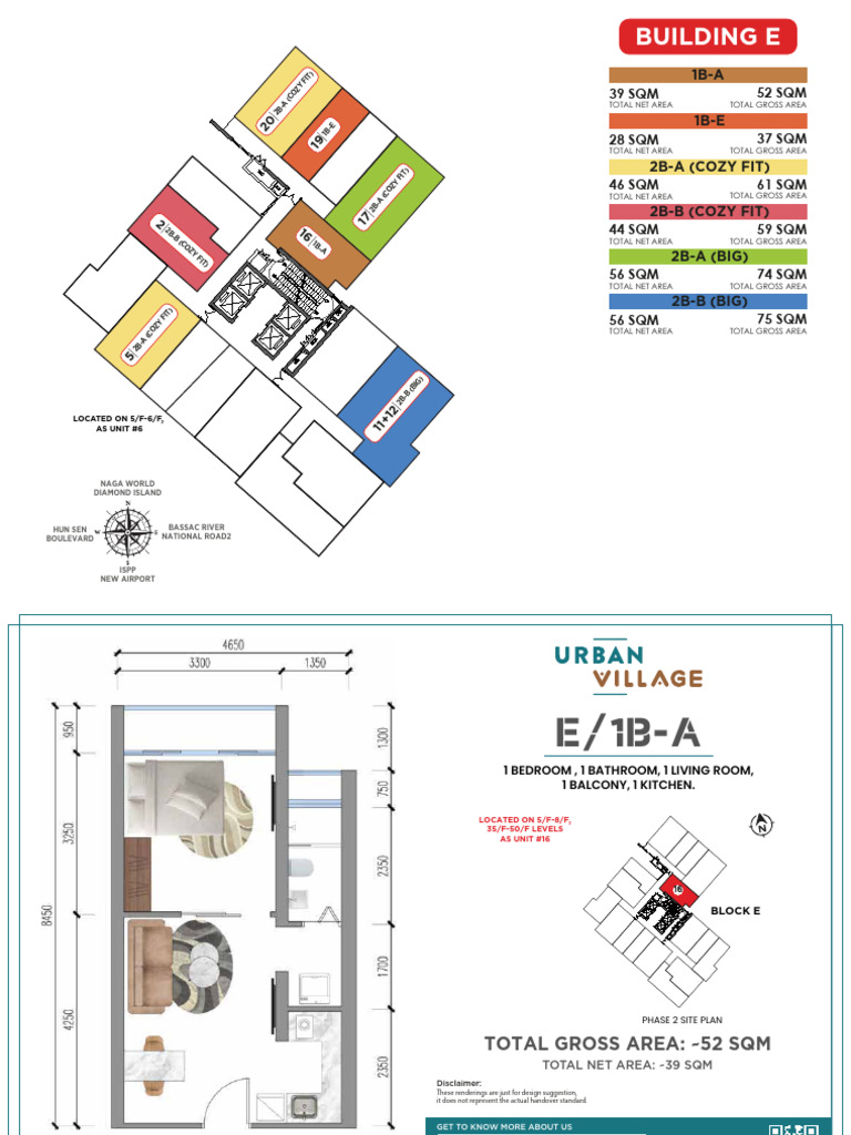 Urban Village Phnom Penh Phase 2 Plans | PDF | Room | Interior Design