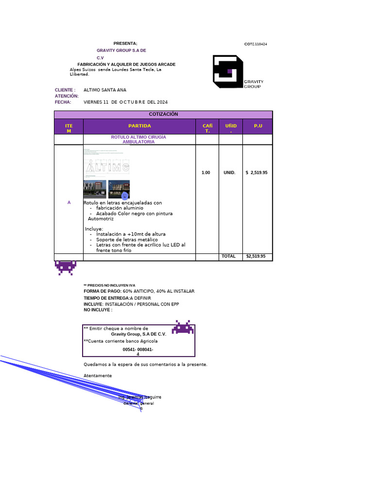 Borrador Coti GGSV | PDF