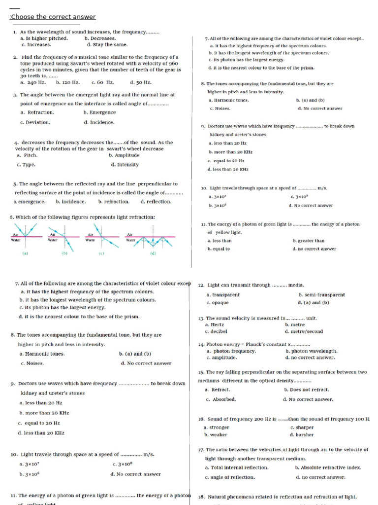 2nd, Questions | PDF
