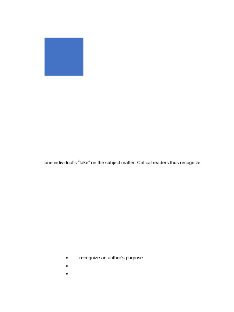 Mastering Critical Reading Skills | PDF | Critical Thinking | Thought