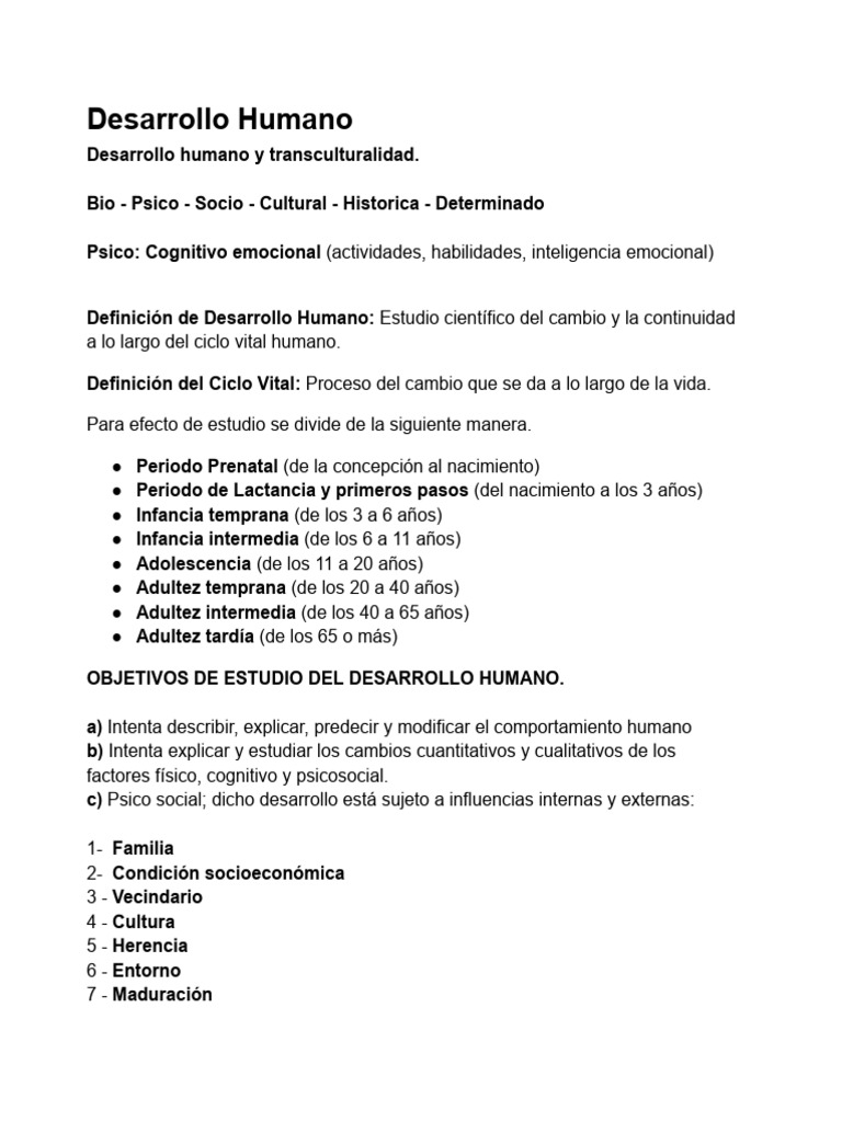 Desarrollo Humano - Sigma Freud | PDF | Pensamiento | Sicología