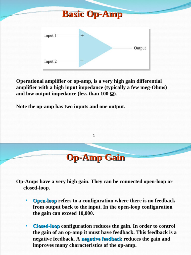 Operational Amplifier | PDF | Operational Amplifier | Amplifier