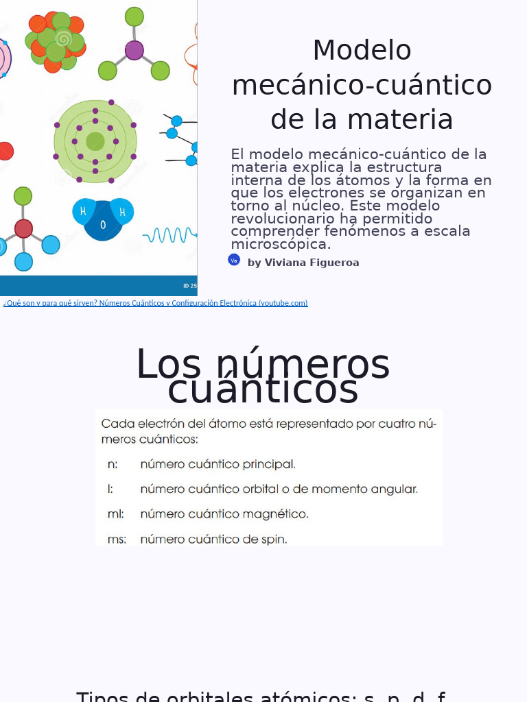 01 BGU Introduccion Al Modelo Mecanico Cuantico de La Materia | PDF ...